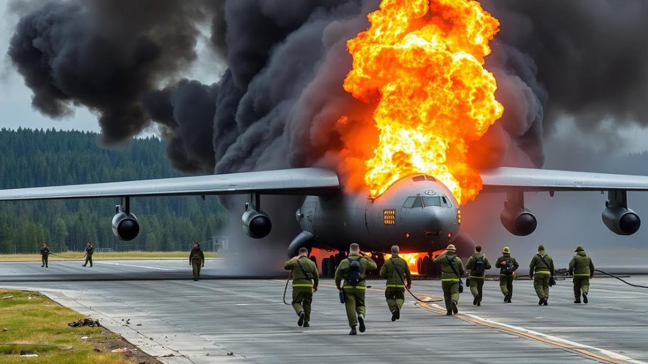 TODAY ! Russian Tupolev TU-90 bomber was blown up by Ukraine ! - YouTube