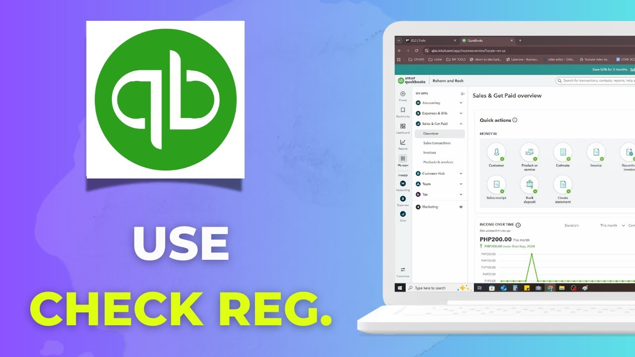 📝 How to Use the Check Register in QuickBooks | Full 2025 Step-by-Step ...