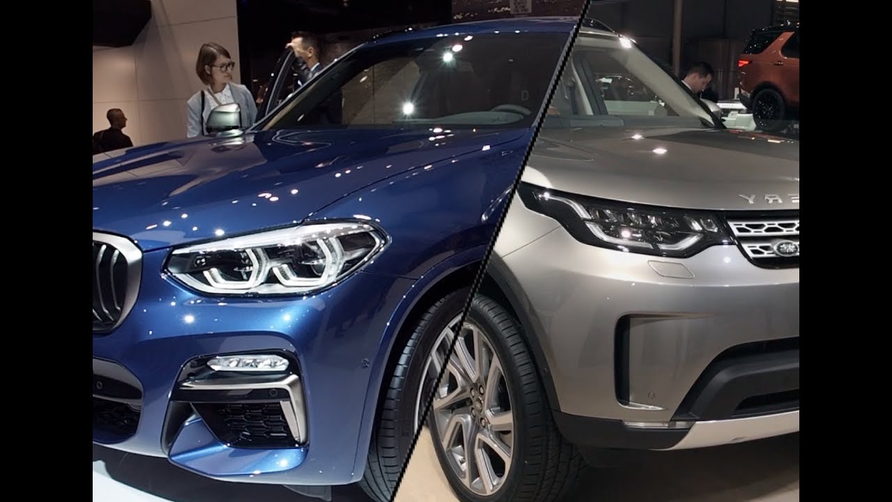 2018 BMW X3 vs. 2017 Land Rover Discovery - YouTube