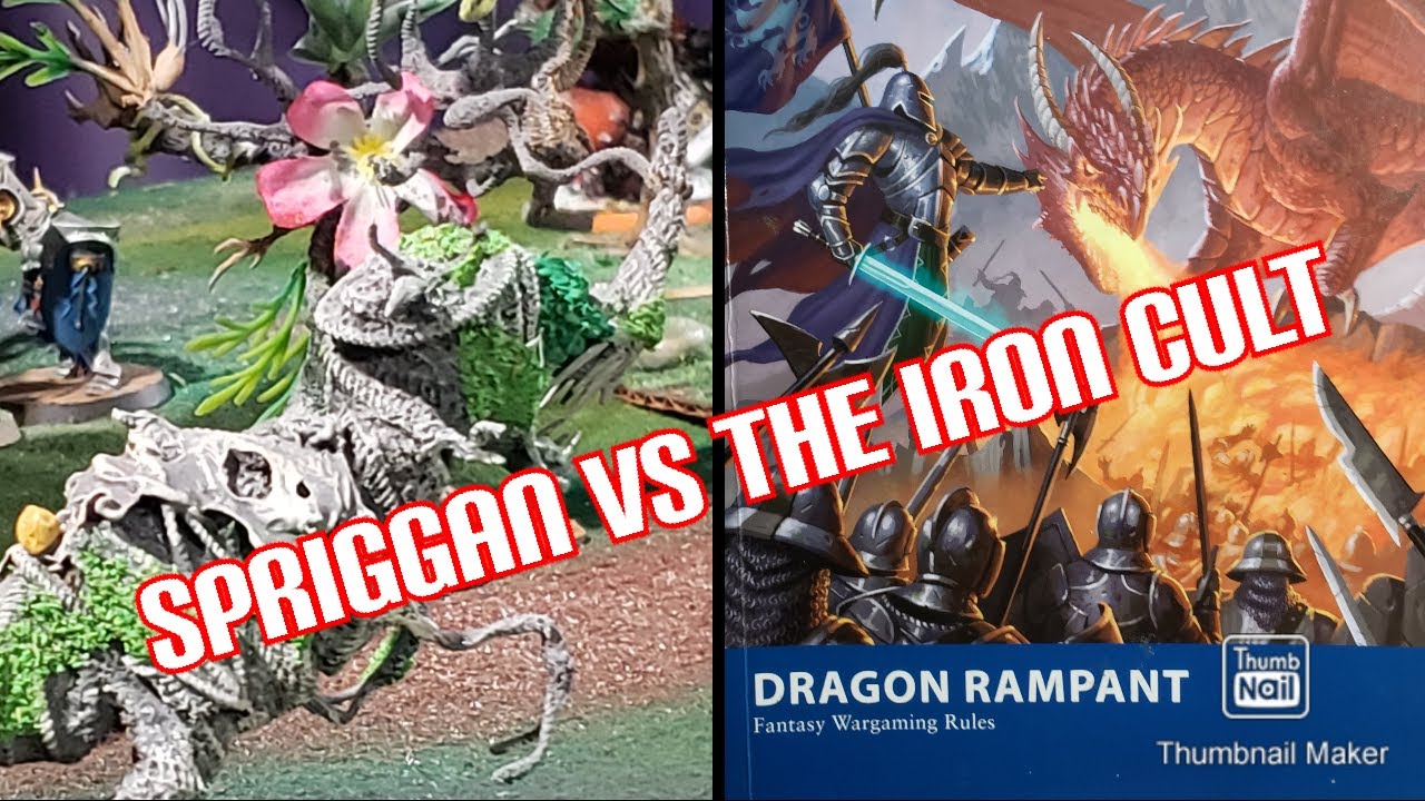 Playing Dragon rampant with a scratch built army - YouTube