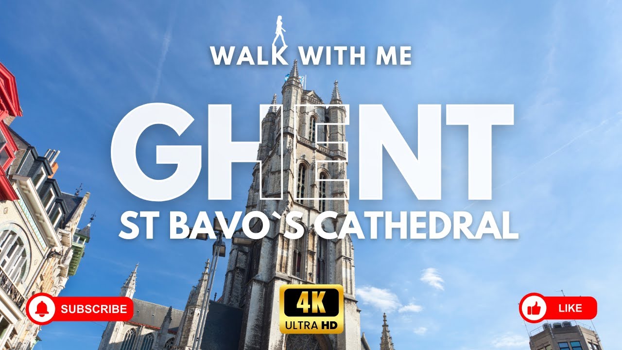 Inside Ghent’s Cathedral: St. Bavo’s | Walking Tour Belgium 4K tour ...