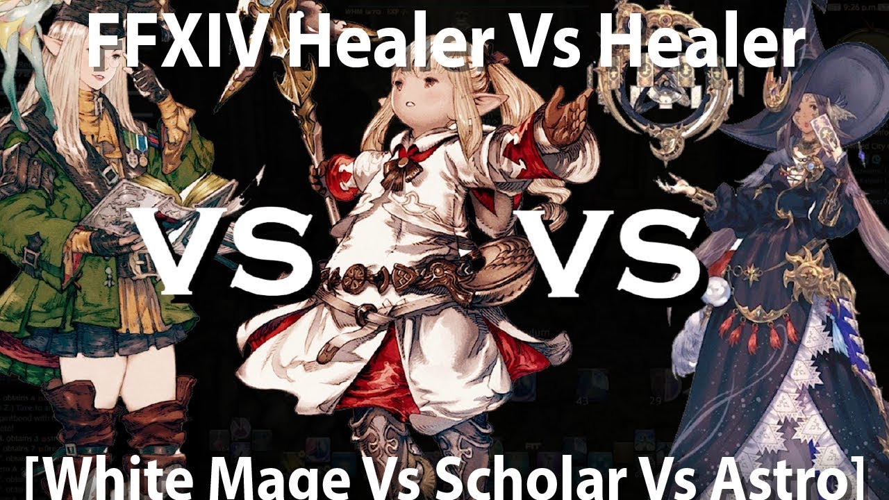 FFXIV Healer Vs Healer [White Mage Vs Scholar Vs Astrologian] - YouTube