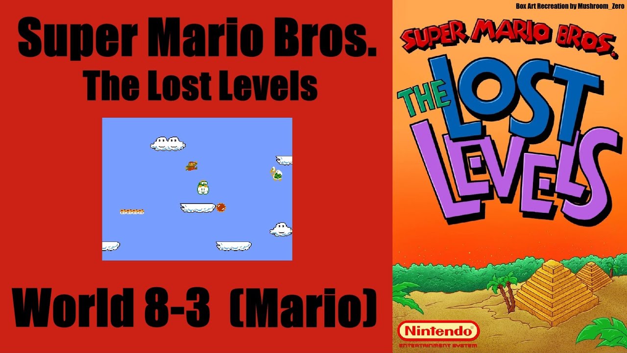 SMB: The Lost Levels (NES) World 8-3 (Mario Game) - YouTube