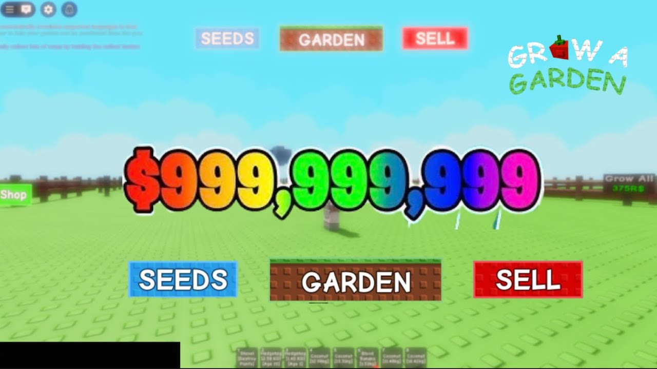 *AUTOFARM METHOD* GROW A GARDEN! | Roblox - YouTube