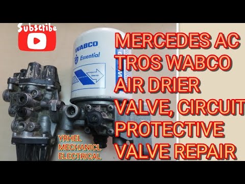 MERCEDES ACTROS WABCO Air Dryer Valve and Circuit Protective Valve ...