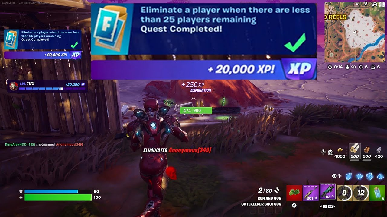 How to EASILY Eliminate a player when there are less than 25 players ...