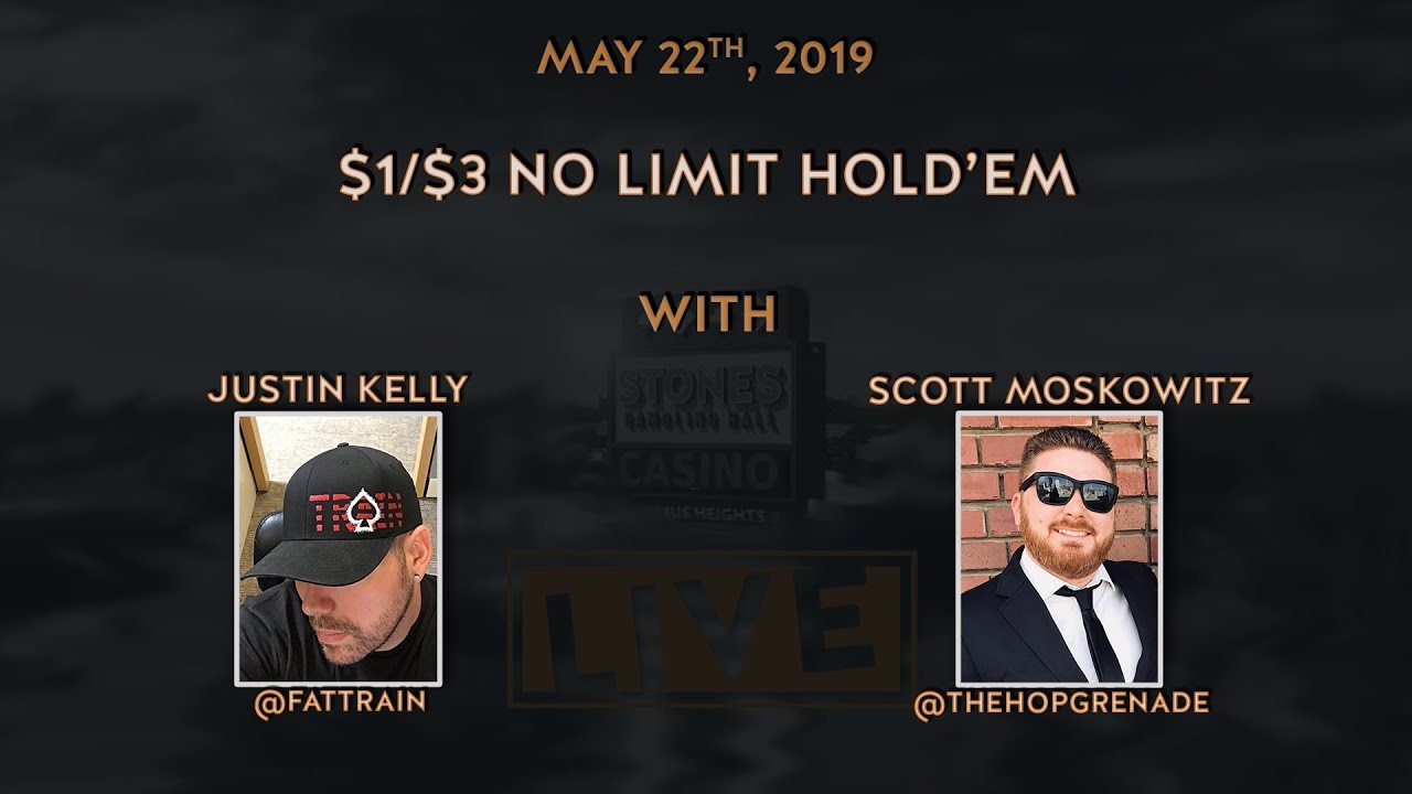 $1/$3 No Limit Hold'em w/ Justin Kelly & Scott Moskowitz - YouTube