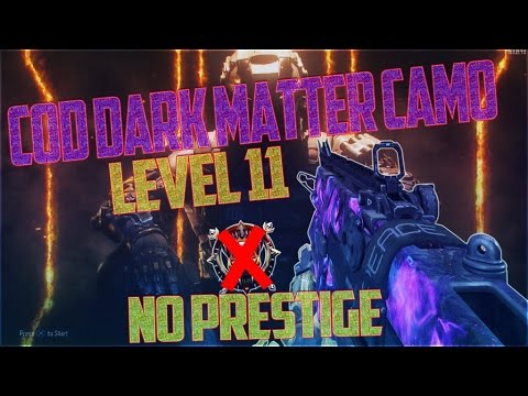 COD BO3 Dark Matter Camo Level 11 (No Prestige) "Glitch" - YouTube