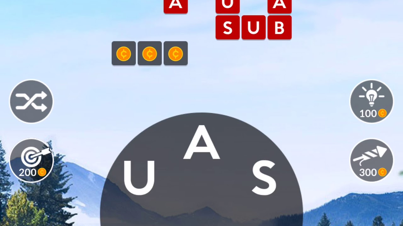 Wordscapes Level 1117 Answers - YouTube