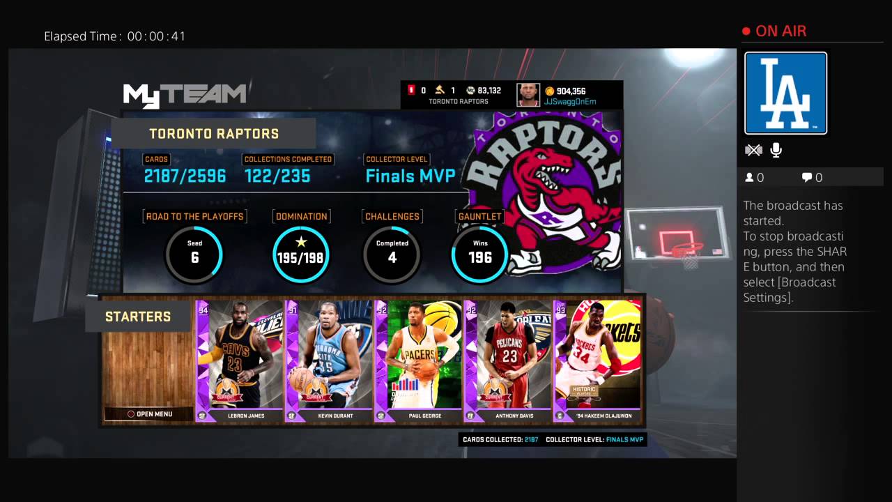 Nba 2k16 My Team 900,000 Vc pack Opening - YouTube