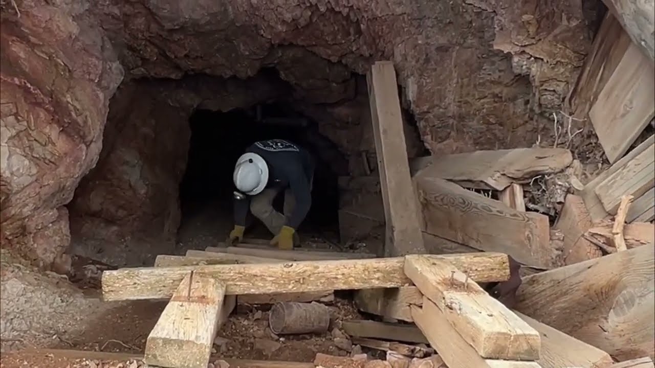 Insane incline mine exploring - YouTube