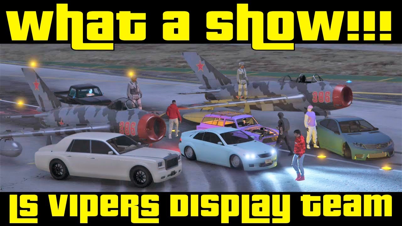 🔥 EPIC AIR SHOW by LS Vipers Display Team 🔥 GTA 5 Online * Xbox One ...