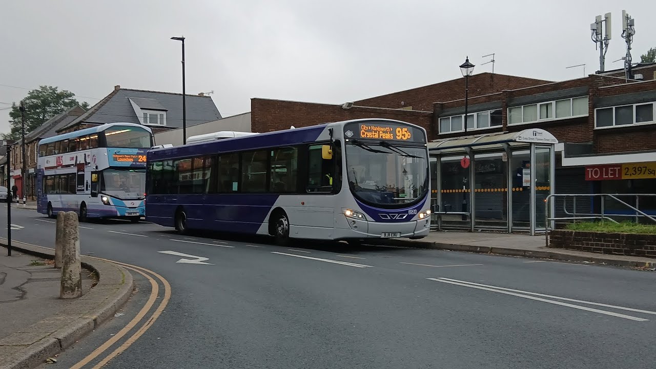 *Parkway thrash* First South Yorkshire Volvo B7RLE Wright eclipse urban ...