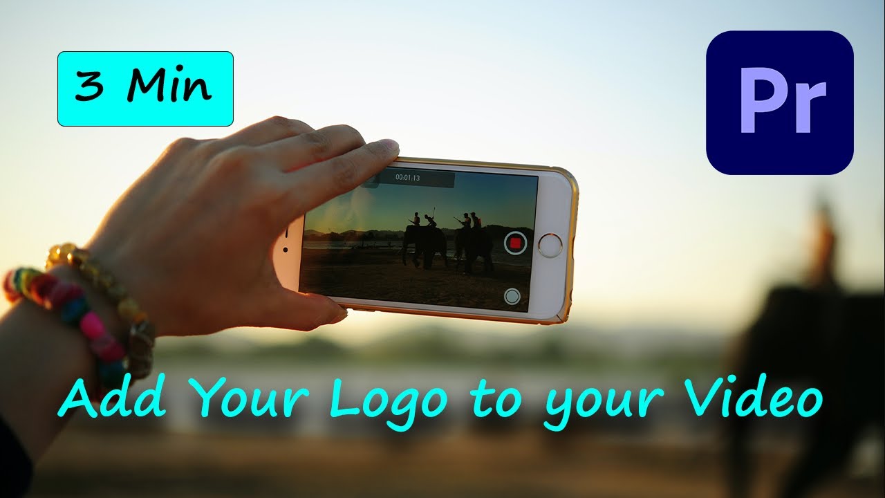 Premiere Pro: How to add your logo over video ( 2020 ) - YouTube