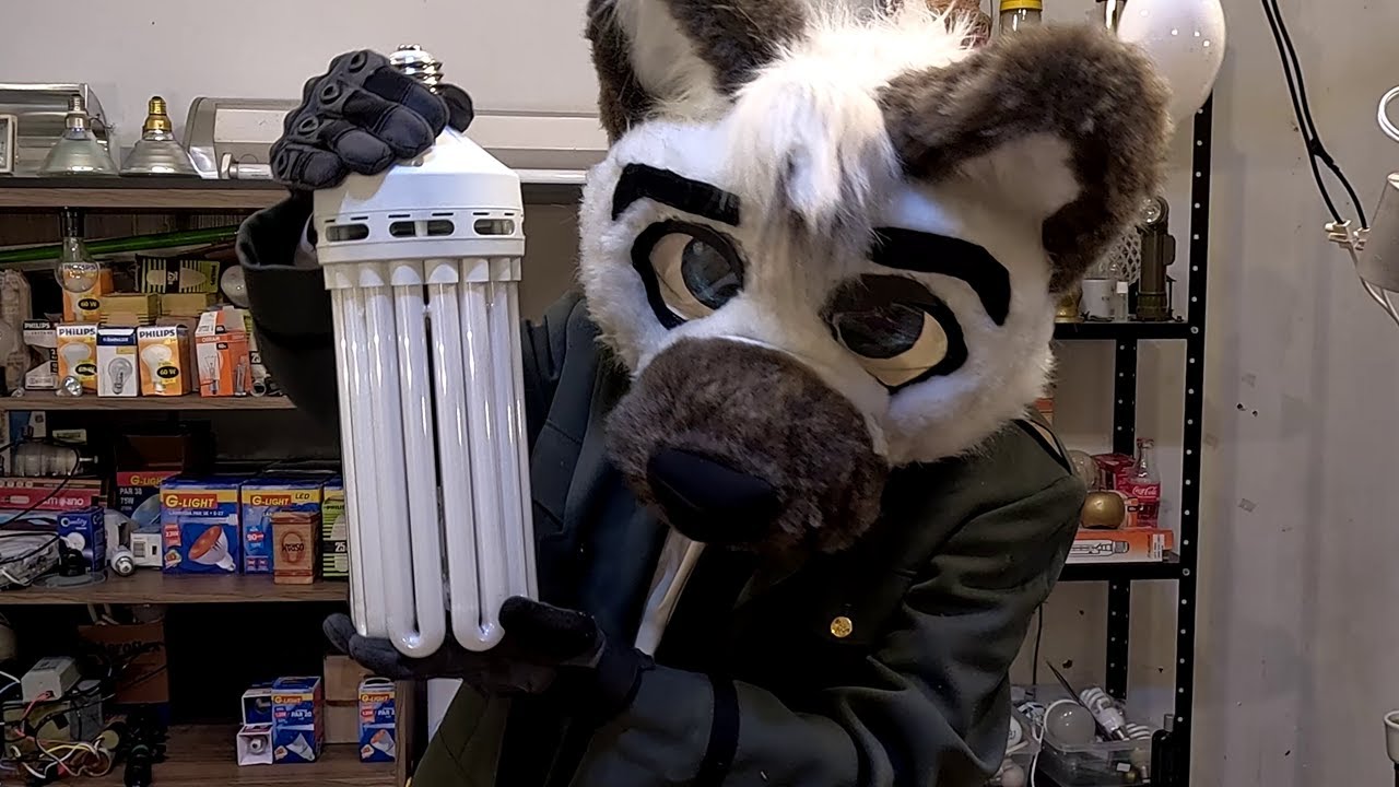 I tested a giant Light Bulb! (Giant Fluorescent Light Bulb) - YouTube