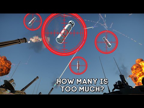 CIWS M163 vs 12,000lbs BOMBS - How Many Can Fall at Once Before They All Blow Up? - WAR THUNDER