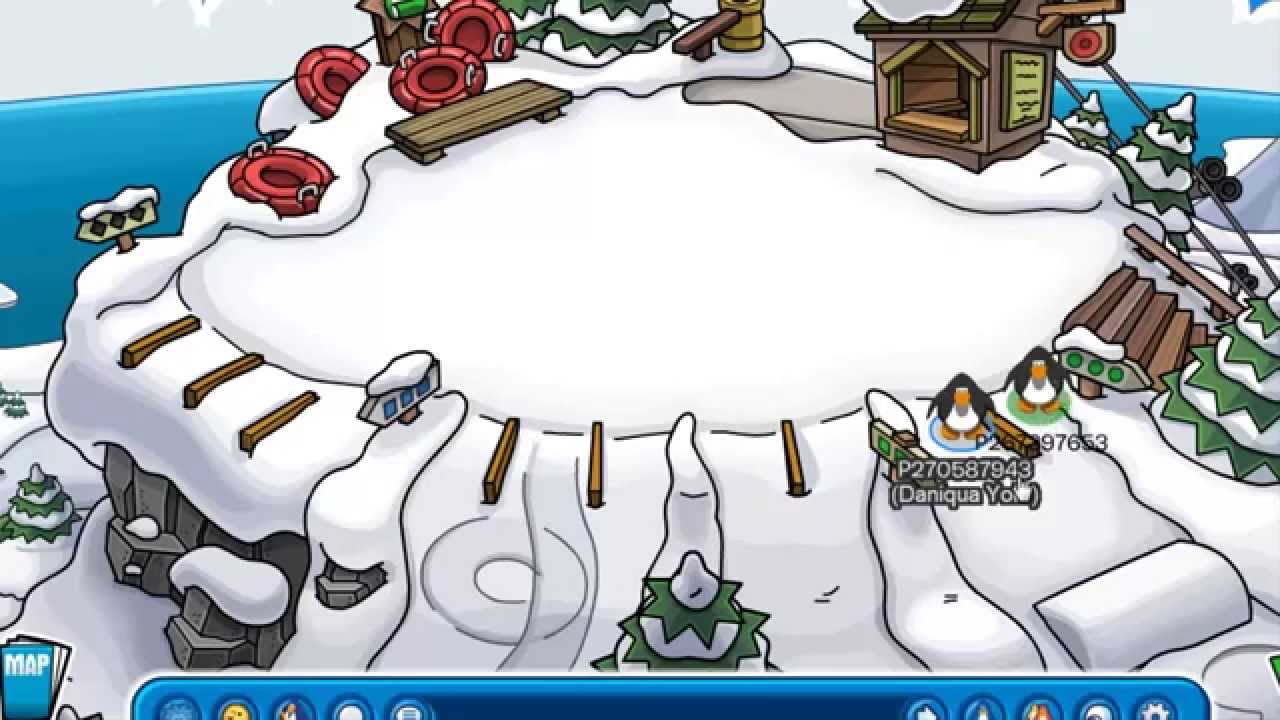 SLED RACE - CLUB PENGUIN - #1 - YouTube