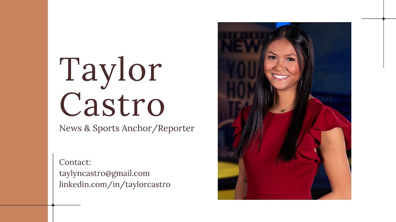 Taylor Castro News and Sports Anchor/Reporter Reel Spring 2024 - YouTube