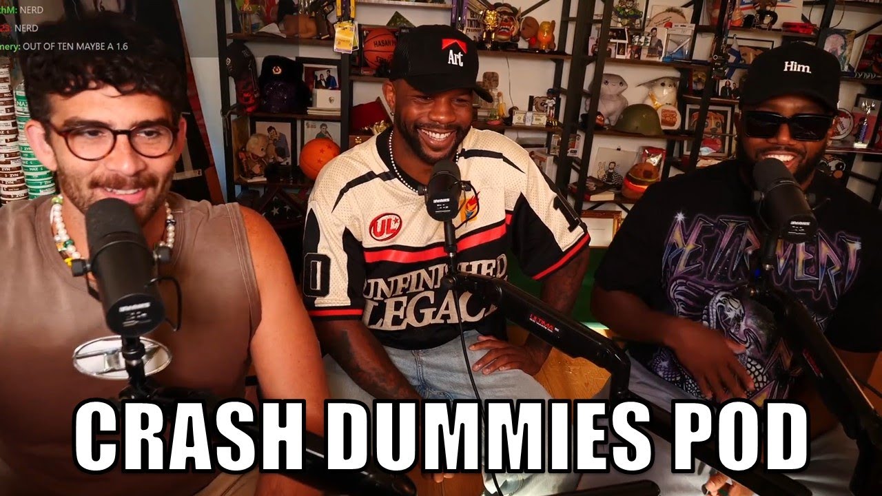 HasanAbi Has Crash Dummies Pod on Stream - YouTube
