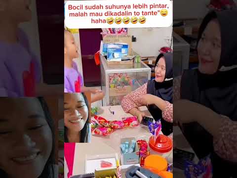 BOCIL LEBIH PINTAR,MAU DIBOHONGIN TE TANTE😄