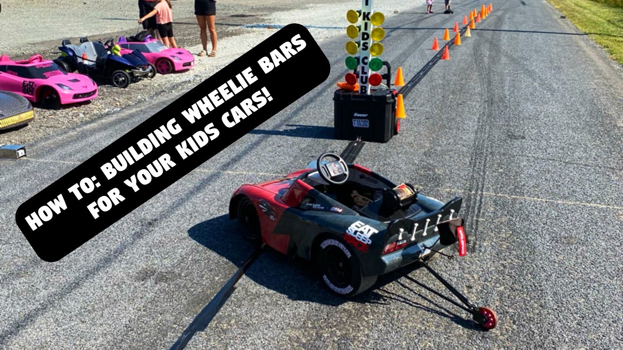 How To: Building Wheelie Bars for modified power wheels! - YouTube