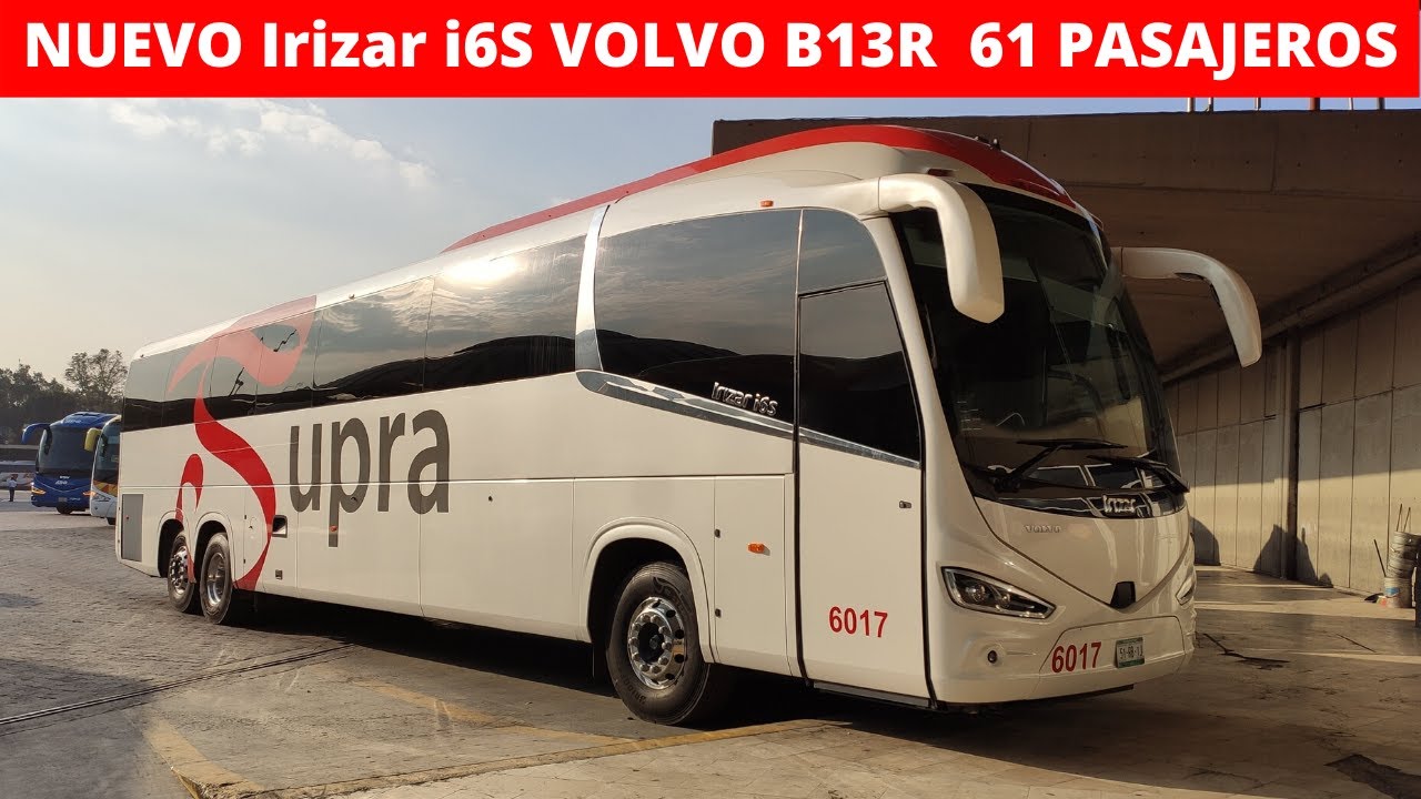 Irizar i6s VOLVO B13R de SUPRA para 61 pasajeros - YouTube