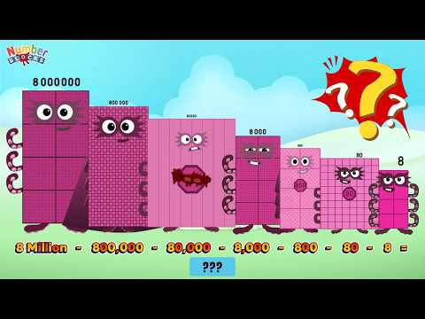 NUMBERBLOCKS LEARN TO SUBTRACT FROM THE BIGGEST NUMBER TO SMALLEST NUMBER | COLORART_ID
