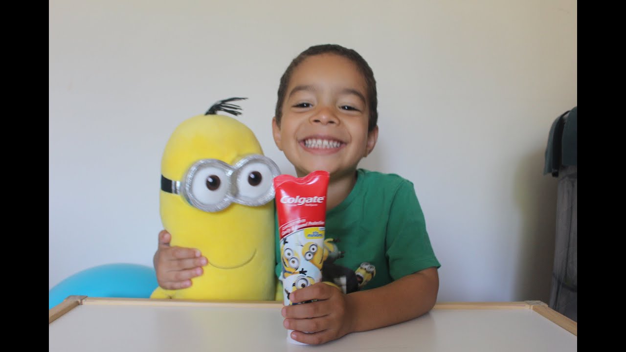 Colgate Minions Mild Bubble Fruit Toothpaste - YouTube