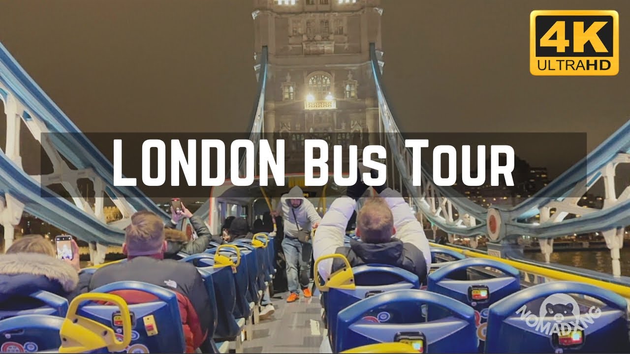 【4K HDR】 (🎥 84 Min) 🇬🇧 LONDON CITY SIGHTSEEING BUS: Upper Deck View ...