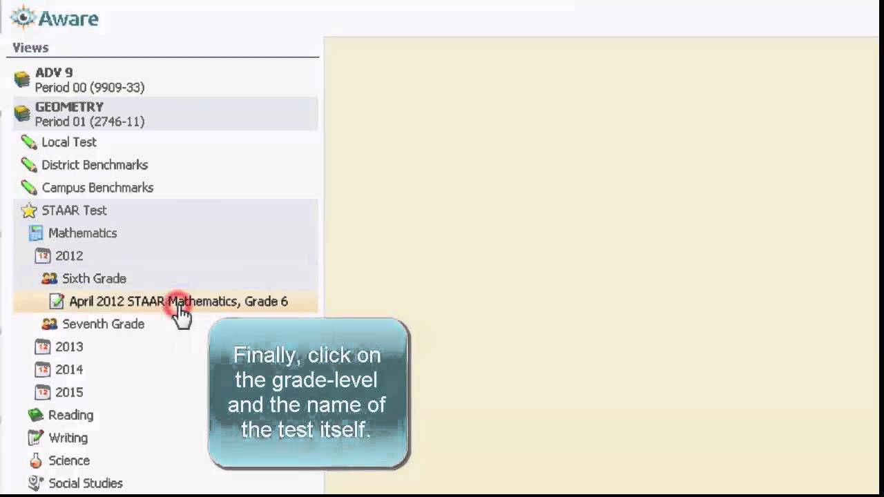 Eduphoria Aware: Getting Started - YouTube