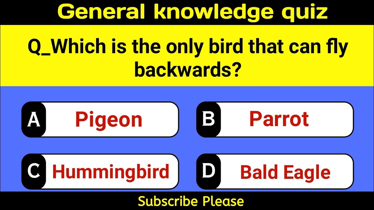 22 General Knowledgeable Questions | Have you good knowledge | #gk - 18 - YouTube