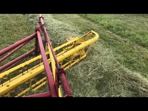Raking hay with horses / Racler le foin avec les chevaux
