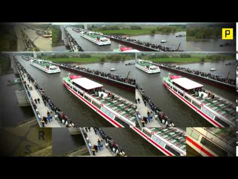 Bridge for Ships The Magdeburg Water Bridge, Germany - YouTube