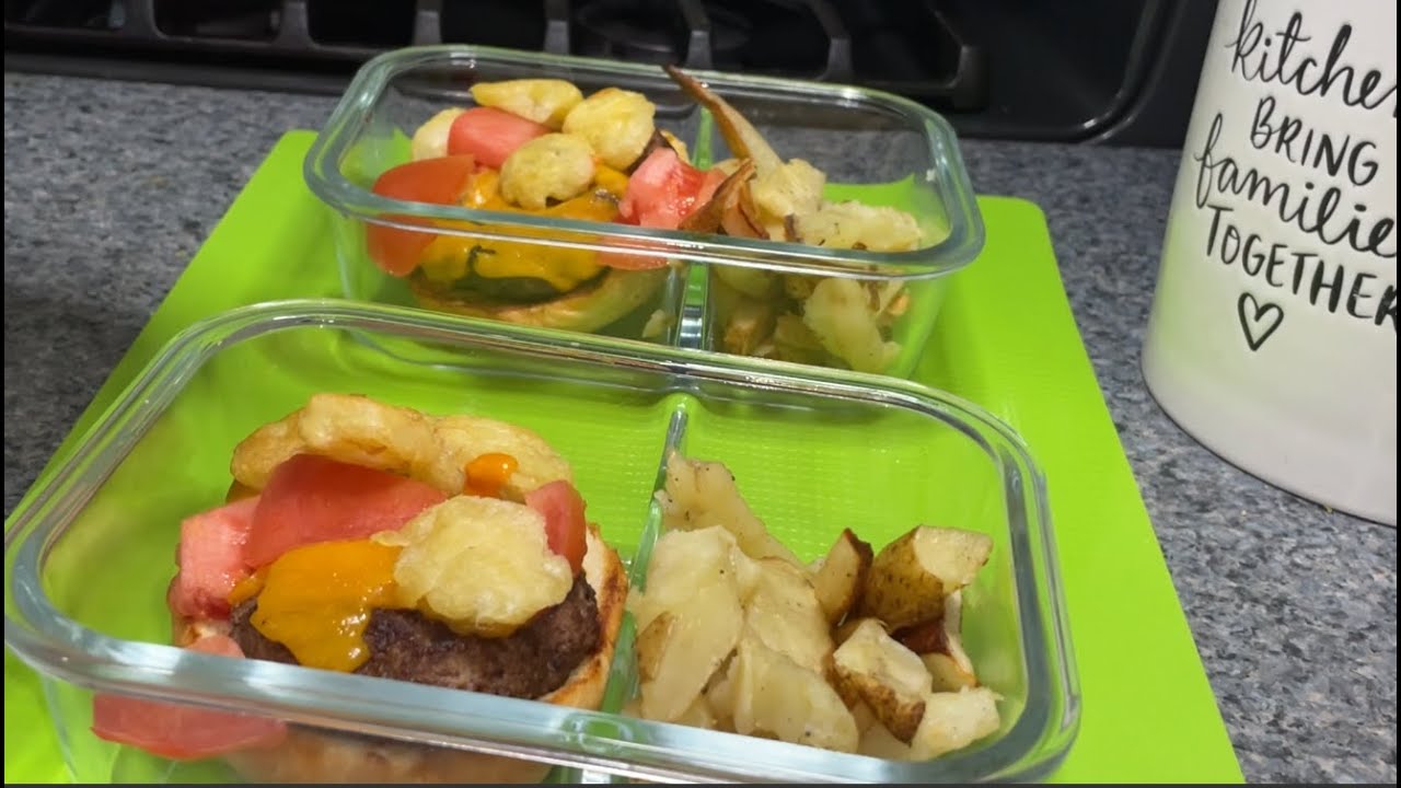 Haystack Burger With Comeback Sauce and BBQ Fries - YouTube