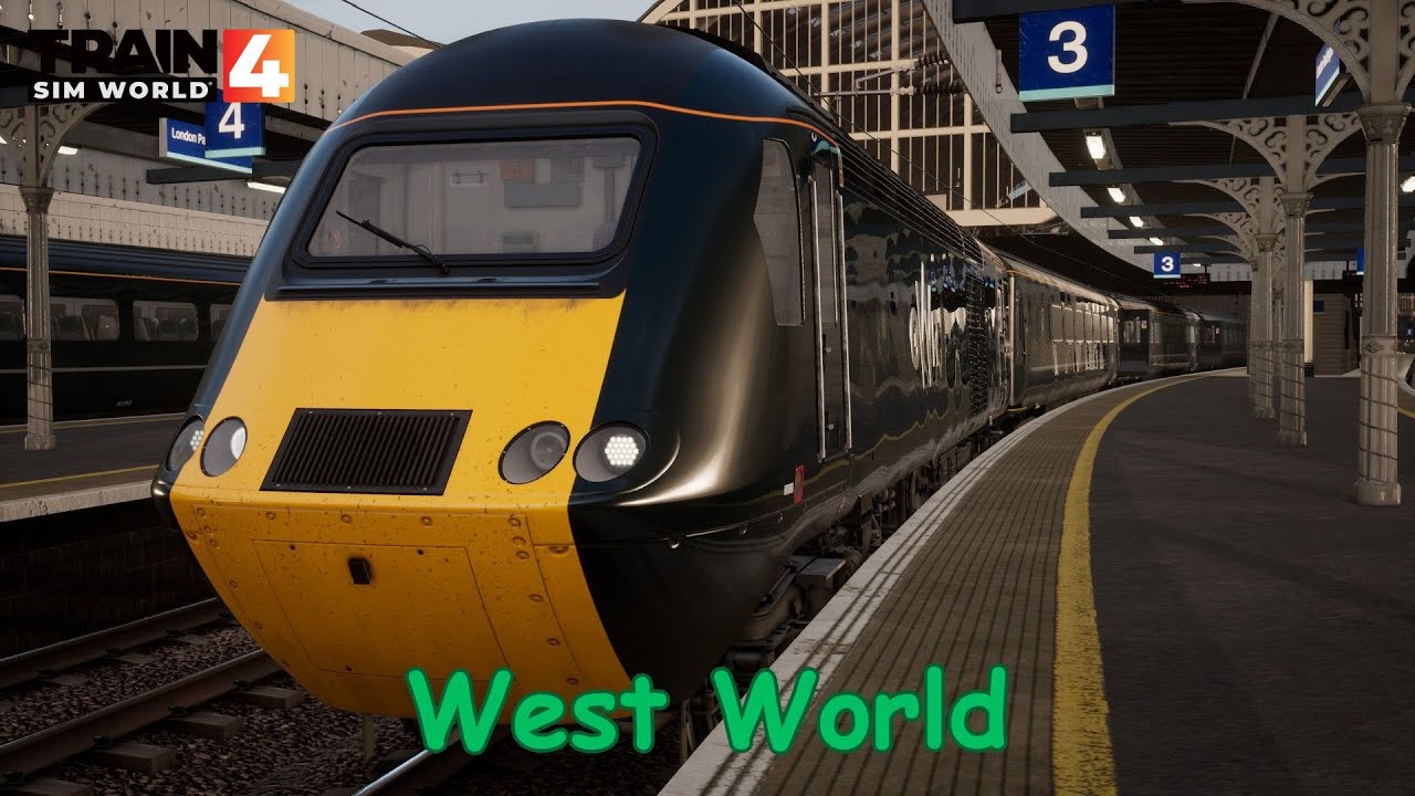 West World - Great Western Express - Class 43 - Train Sim World 4 - YouTube