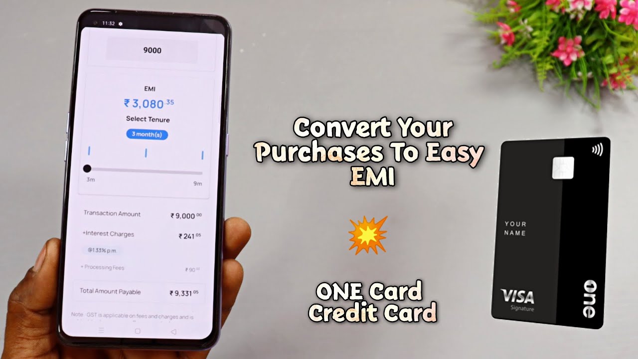 Convert Your Purchases To Easy EMI One Card Credit Card - YouTube