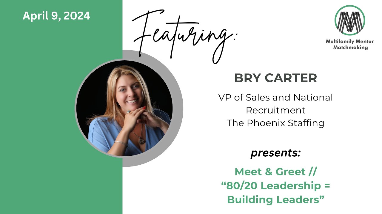 (4/9/24) Meet & Greet / "80/20 Leadership = Building Leaders " by Bry ...