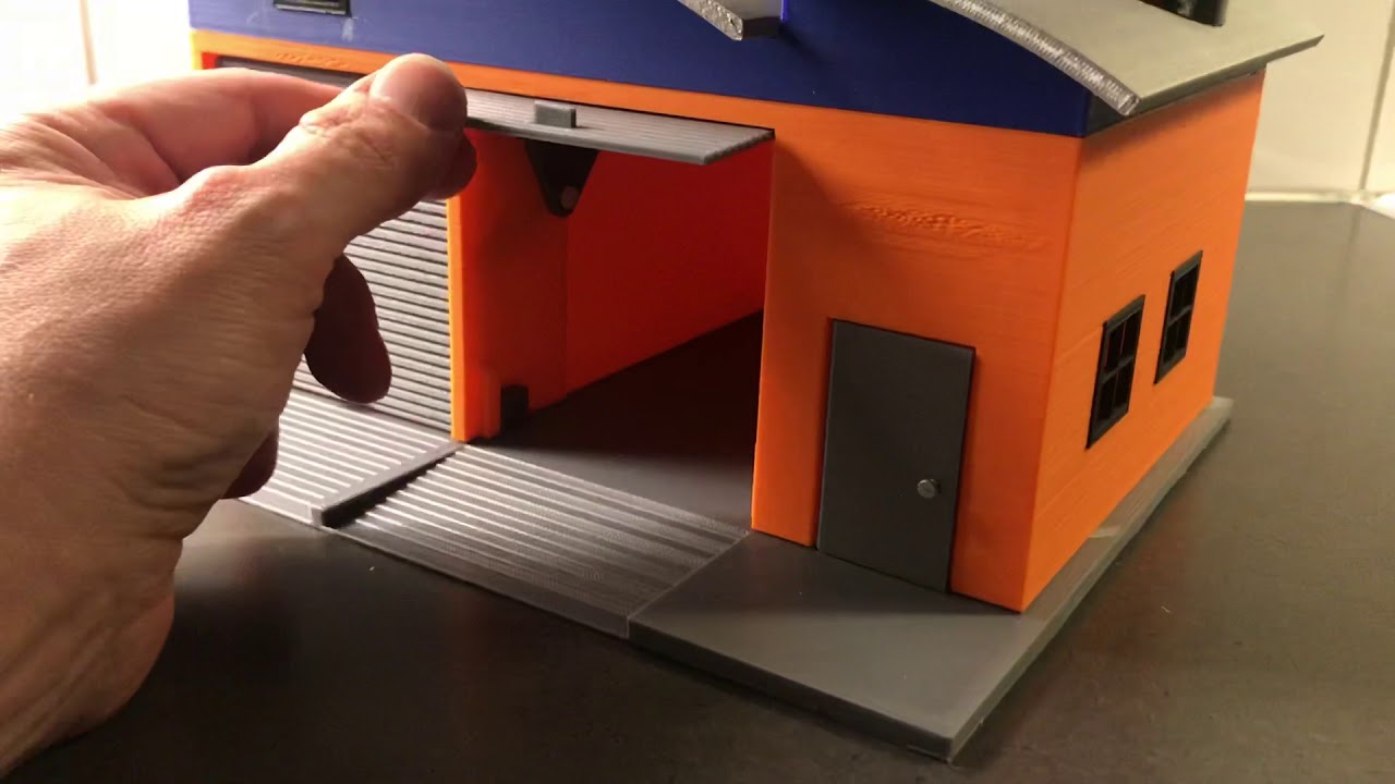 3D-printed fire station inspired by Fireman Sam - YouTube