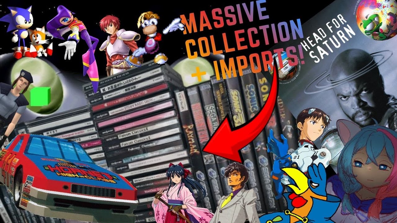 SEGA Saturn Is AWESOME | Sega Saturn Game Collection Showcase (Massive ...