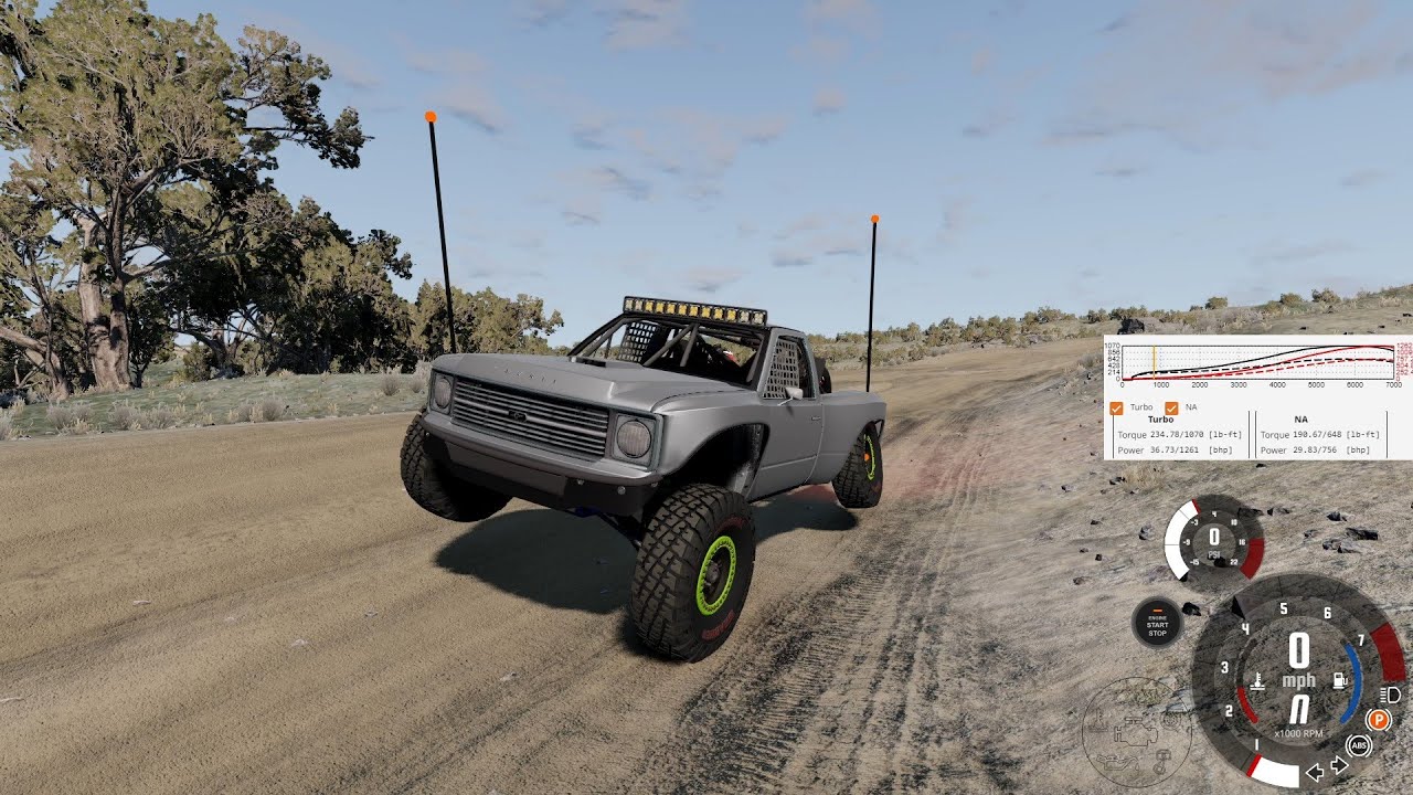 BeamNG - Build & Tune a 1,262hp Twin Turbo 302ci Pre-Runner w/ Dyno ...