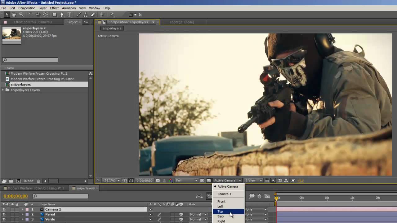 Tutorial de After Effects - Como convertir una foto en 3D - YouTube