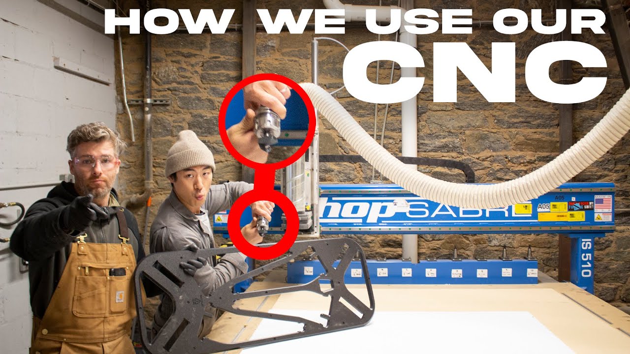 How WE USE OUR CNC- Flatpack Furniture - YouTube