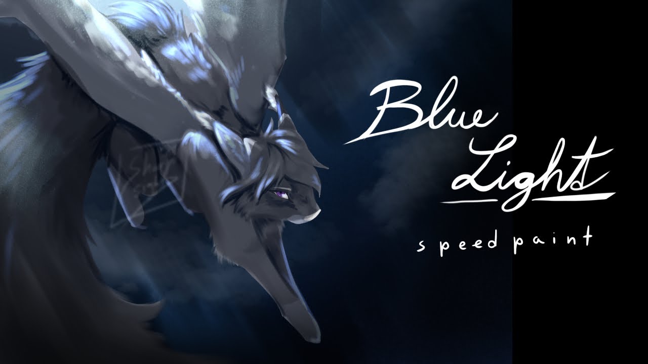 Blue light || Speedpaint - YouTube