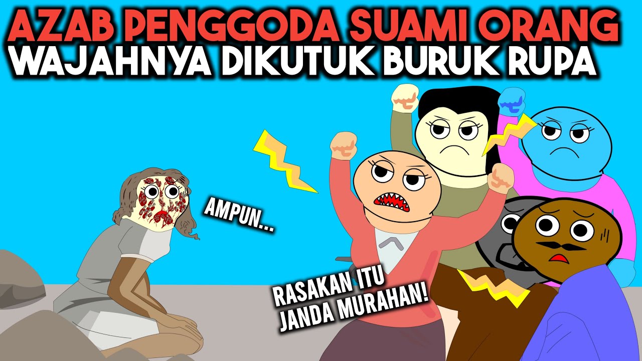 AZAB JANDA PEREBUT SUAMI ORANG WAJAHNYA JADI BURUK RUPA | SINETRON AZAB ...