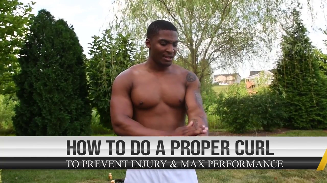 How to do a proper curl - YouTube