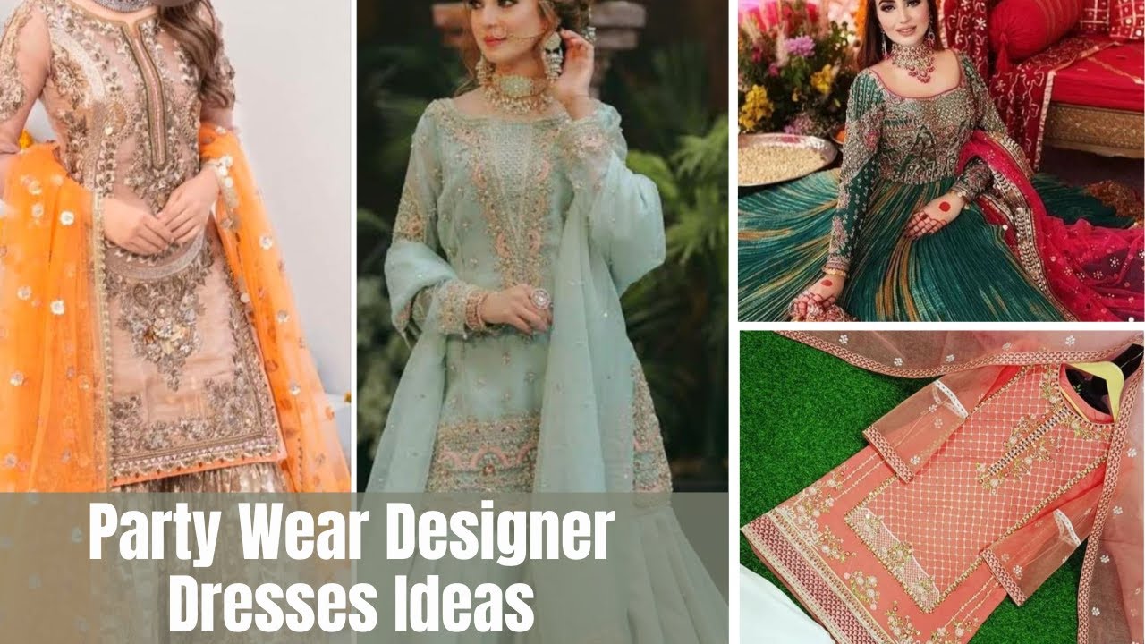 Stylish & Trendy Simple Party Wear Designer Dresses Ideas _ Wedding ...