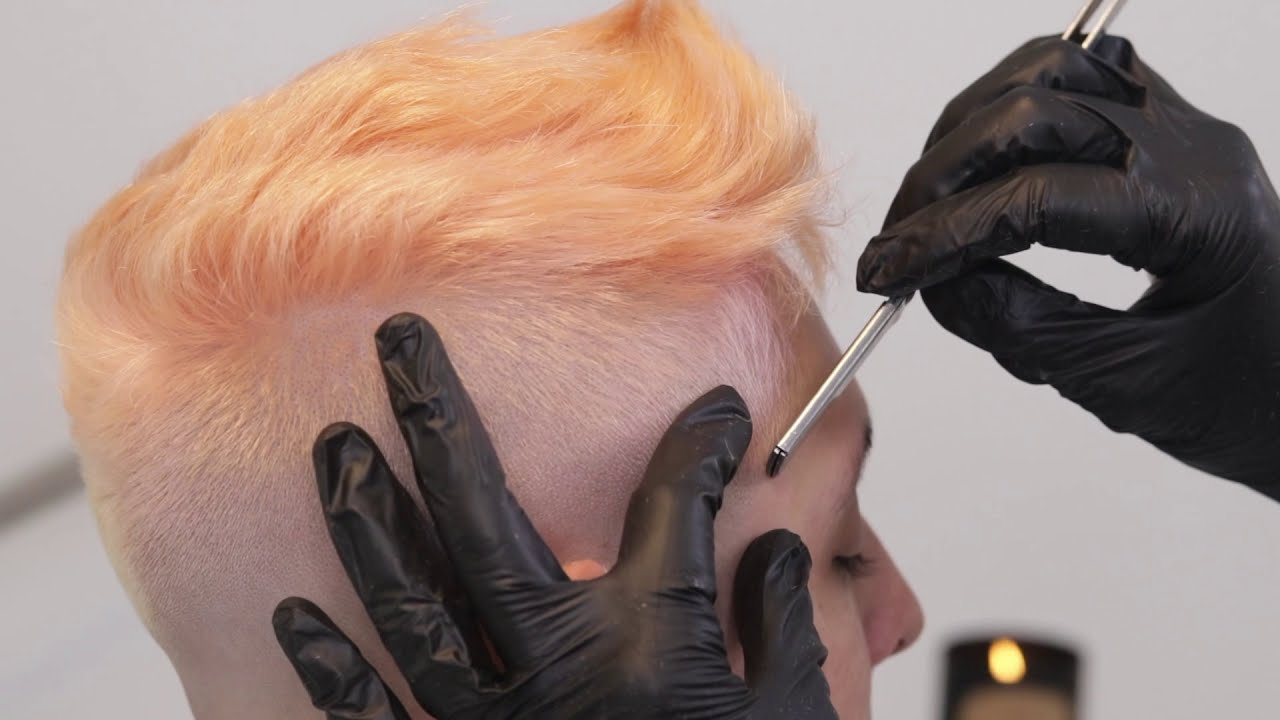 Sherbet Orange Hair Color - YouTube