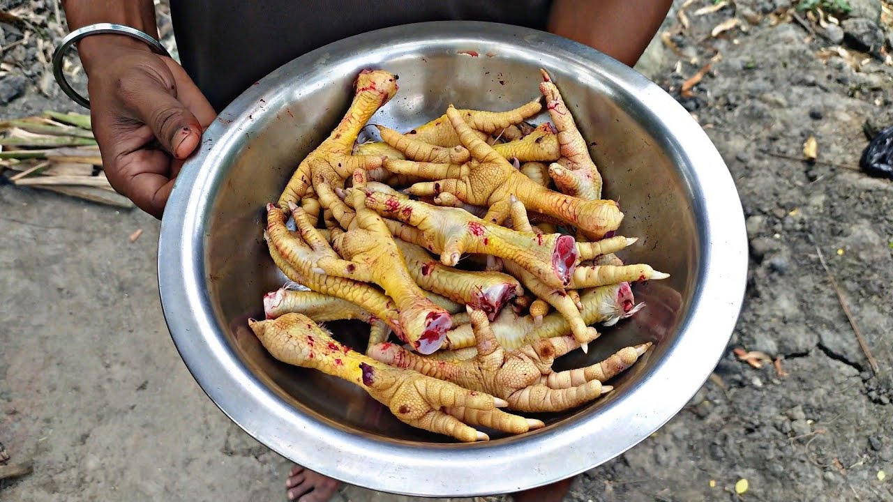DEEP FRIED CHICKEN FEET | Chicken Panja Fry | Chicken Feet Recipe ...
