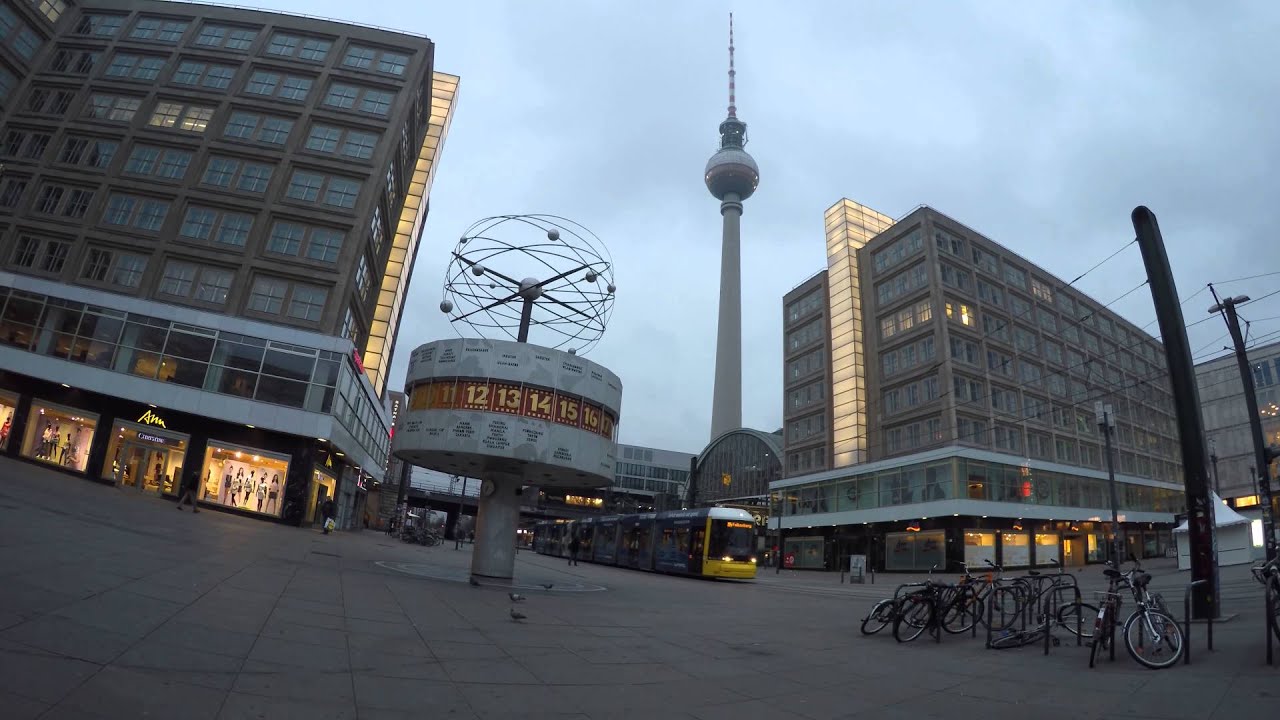 4K 25 fps Berlin, Alexander Platz - YouTube