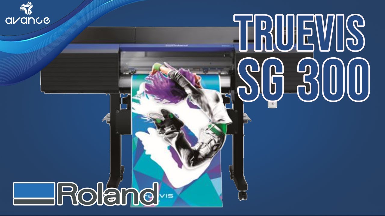 Equipo para impresión digital y corte Roland Truevis SG 300 - YouTube